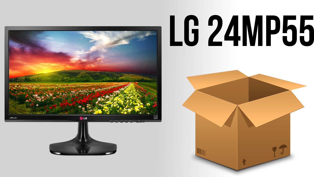 LG 24MP55 - UNBOXING PL - YouTube