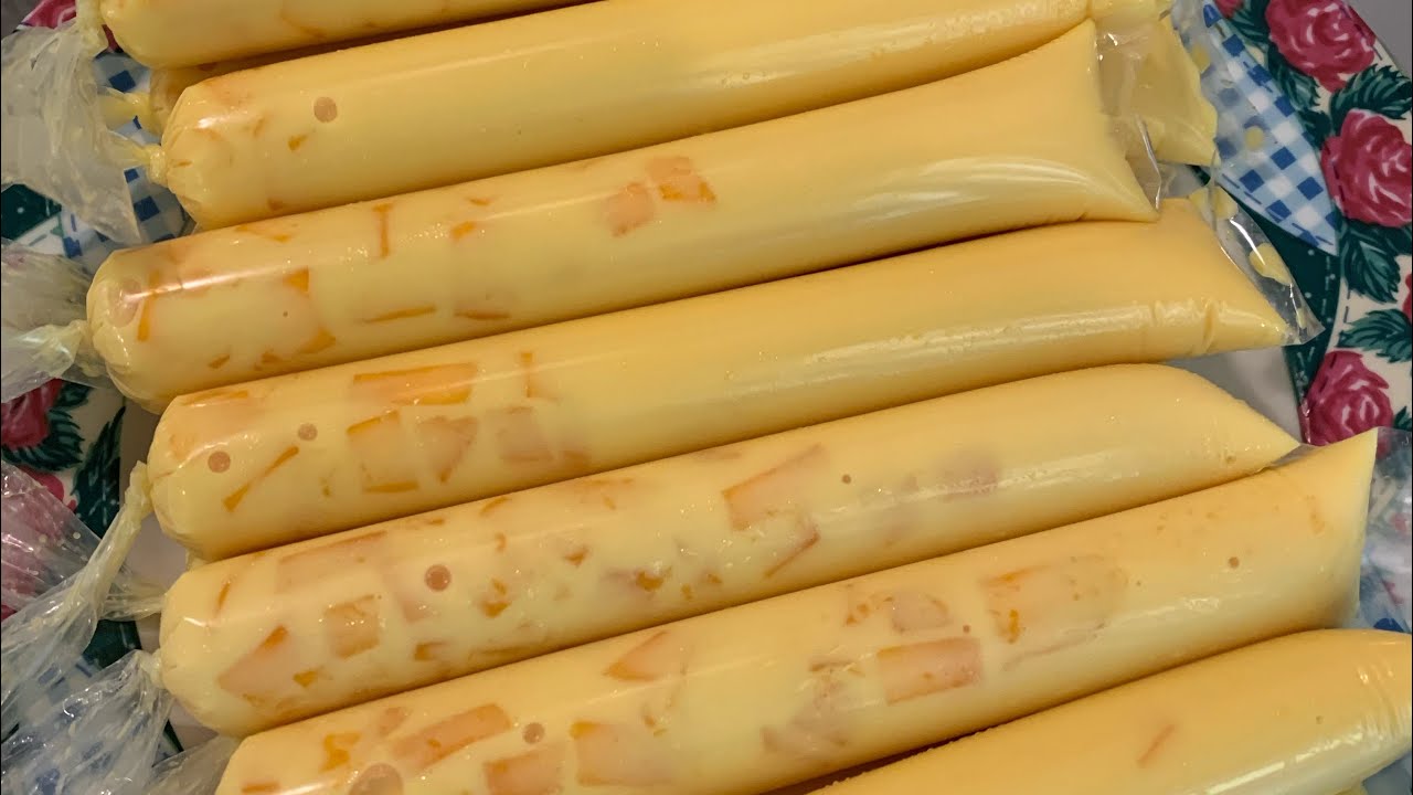 HOW TO MAKE MANGO ICE CANDY (MY OWN VERSION) - YouTube
