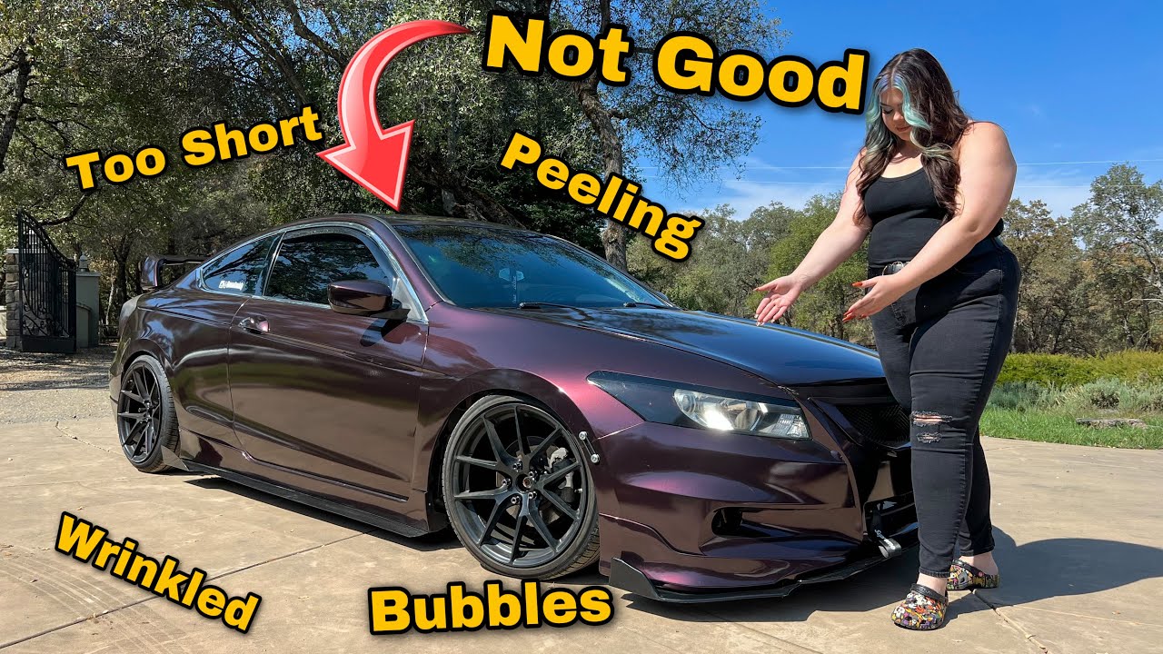 EXPOSING Her MESSED UP Wrap Job Up Close | Tricks To Fix It Yourself ...