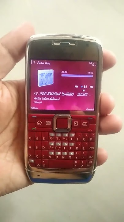 Nokia e71 red/merah - YouTube