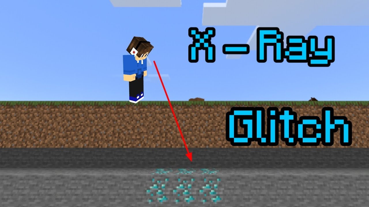 How to do X-ray Glitch in Minecraft Bedrock Edition - YouTube