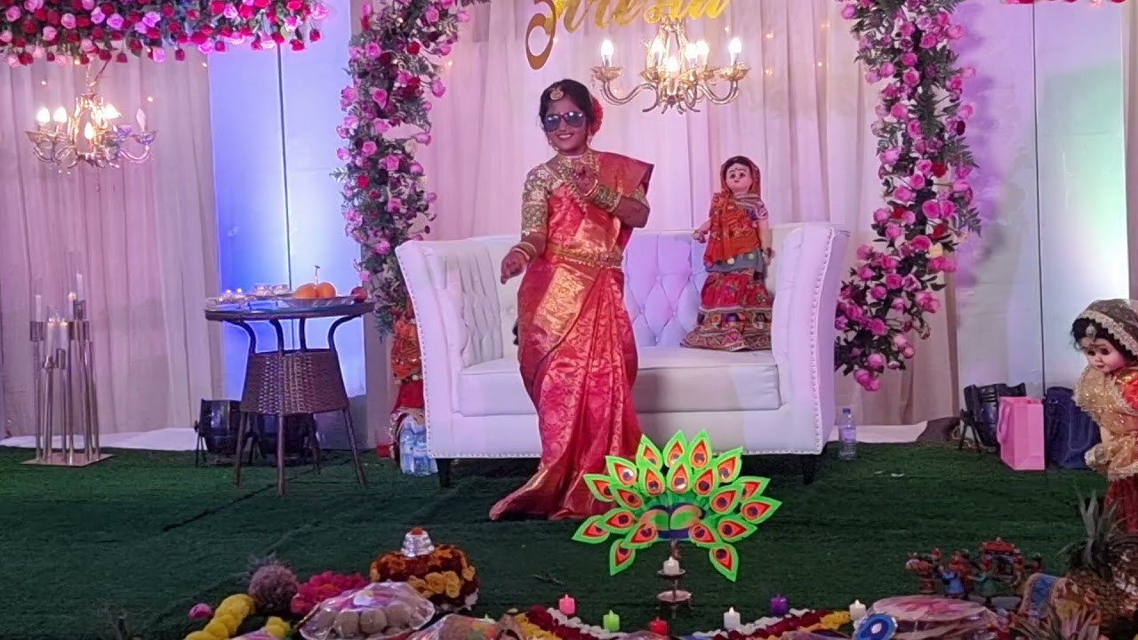 Bullettu Bandi Song | Shorts | Half Saree Function | Shresta Swag ...
