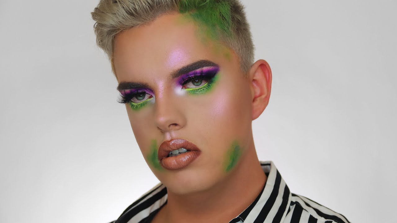 Beetlejuice Halloween Makeup Tutorial - YouTube