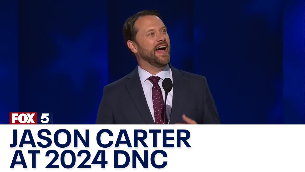 Jimmy Carter's grandson, Jason Carter, at 2024 DNC | FOX 5 News - YouTube