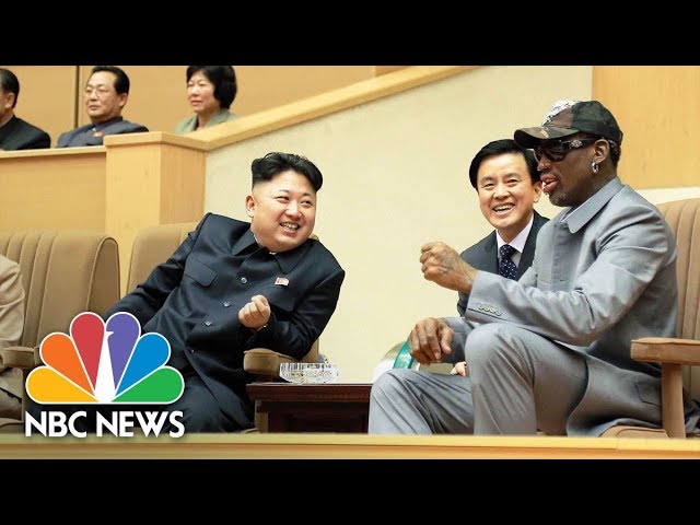 Dennis Rodman Kim Jong Un Hug
