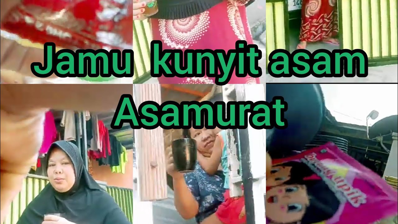 jamu kunyit asam dan Jamu Wantong. - YouTube
