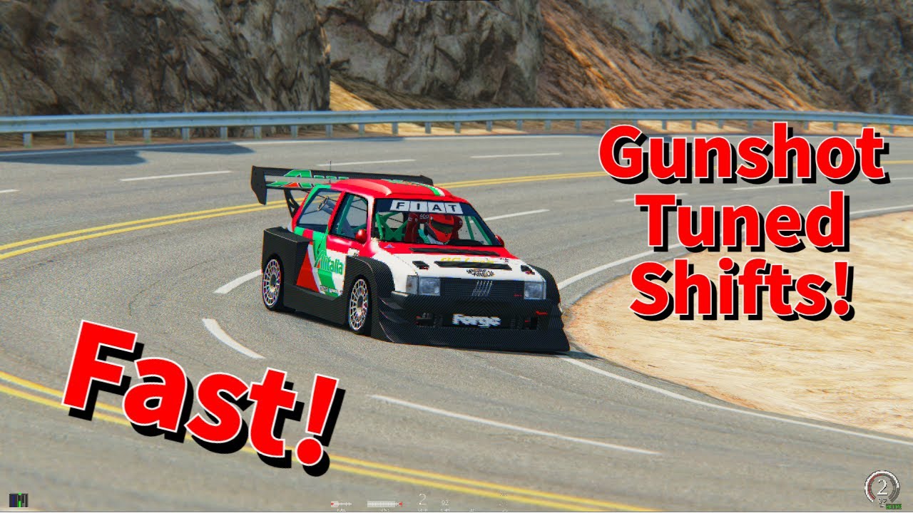 LOUD Gunshot Tuned Fiat Fast Rally Car! - YouTube