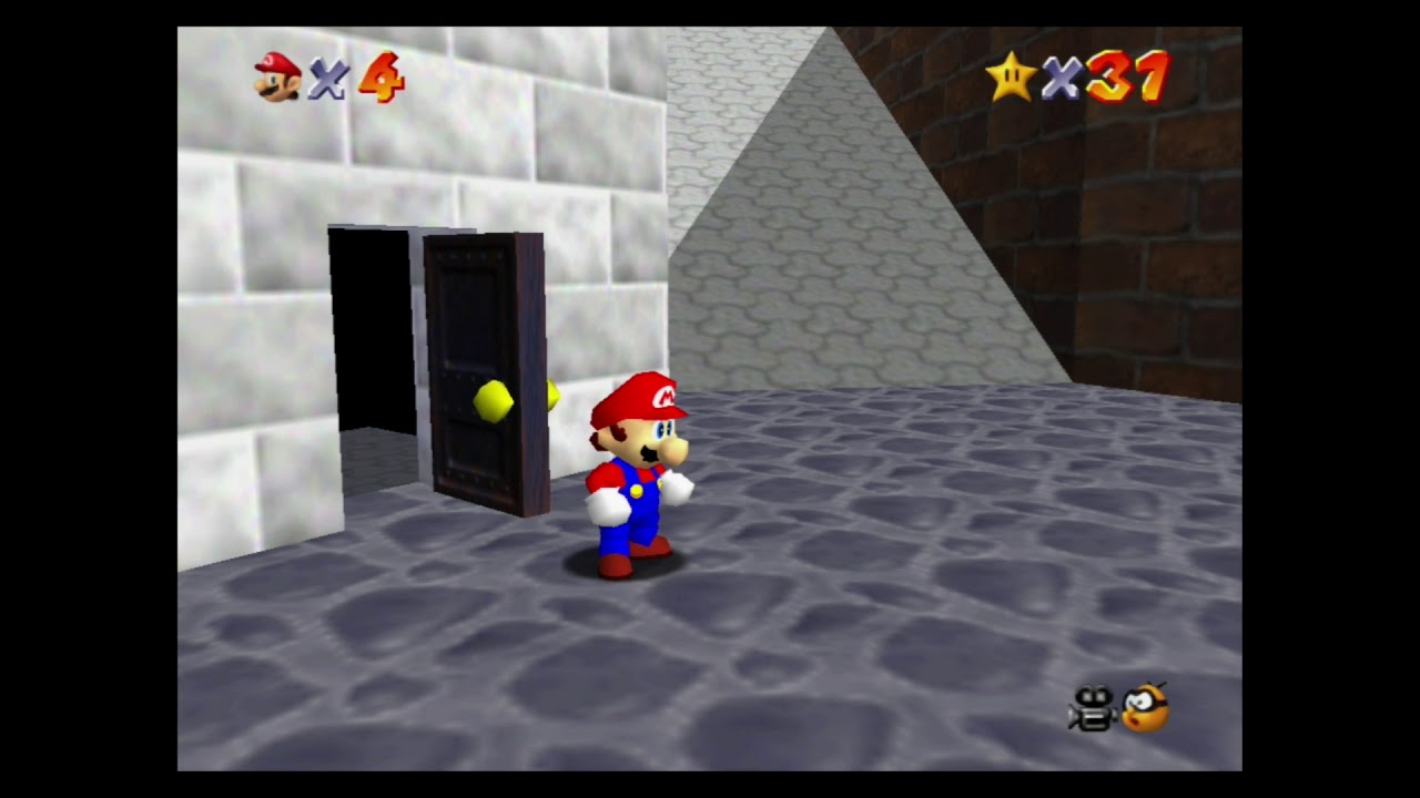 Super Mario 64 - How to Unlock the Blue Vanish Cap - YouTube