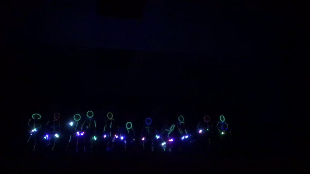 Entz Elementary Glow Stick Figure Mashup - YouTube