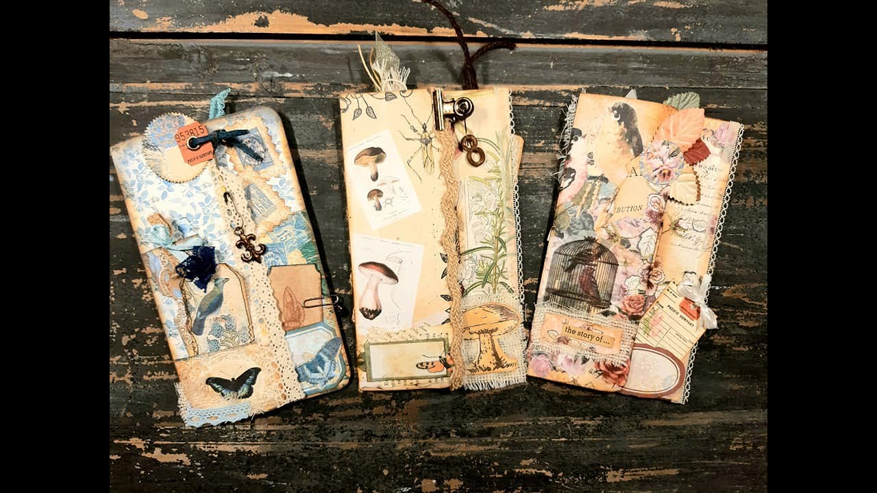 Making an Envelope folder pocket thingy using the freebie template ...