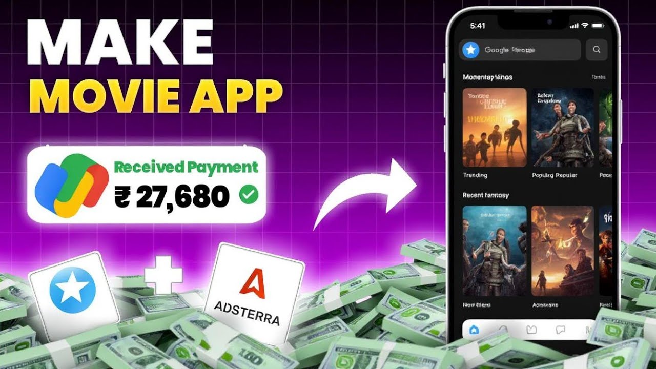 How to Create Your Own Movie Streaming App | Movie App Tutorial ...