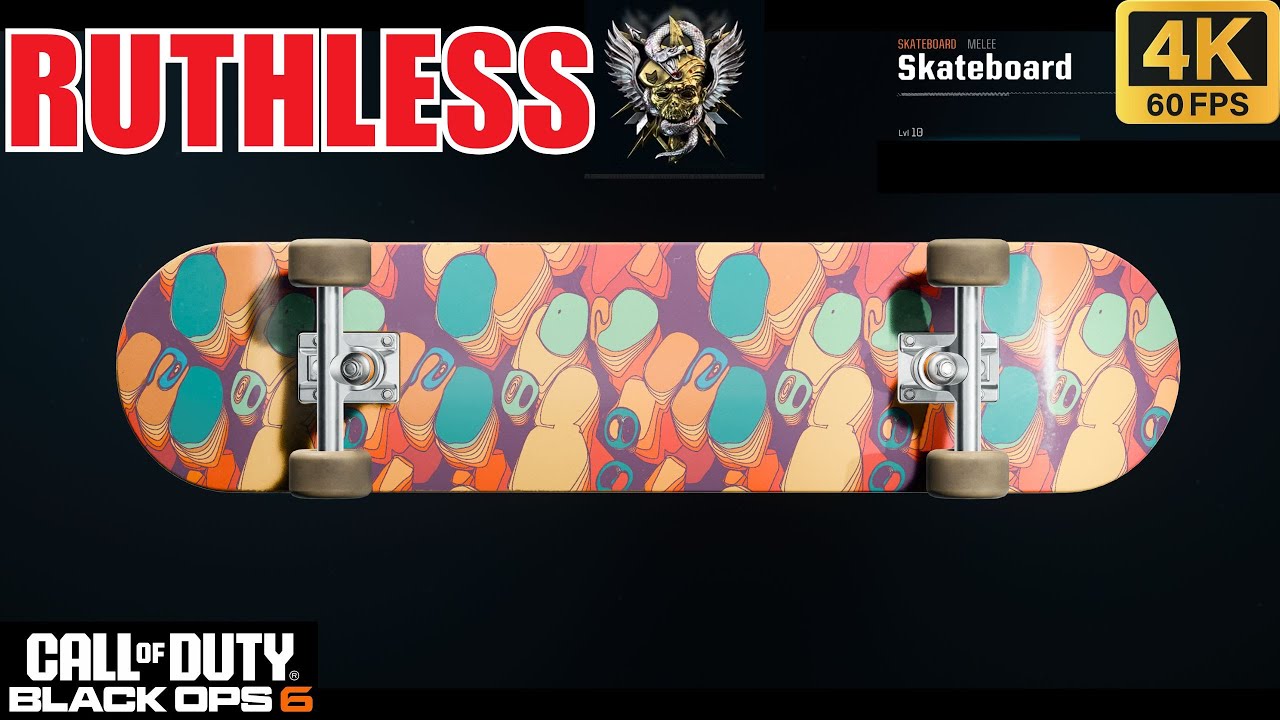 SKATEBOARD - Ruthless killing Call of duty Black Ops 6 Multiplayer # ...