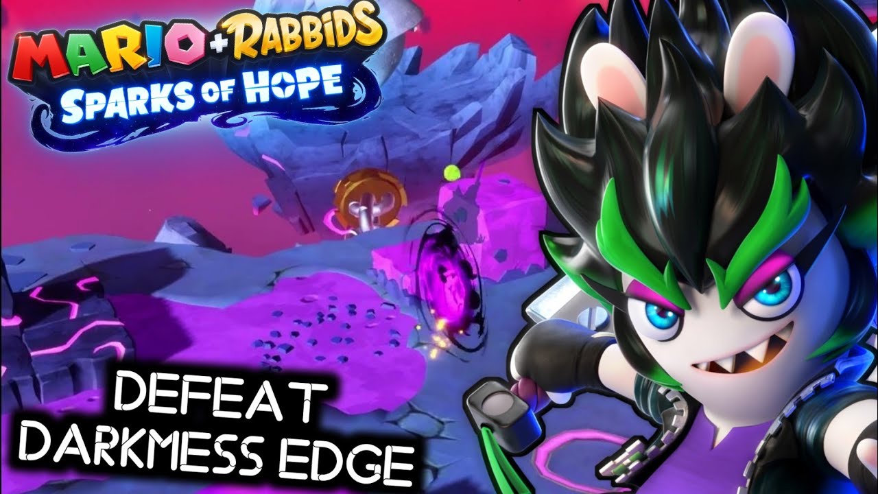 DEFEAT DARKMESS EDGE! Mario Rabbids Sparks Of Hope Cursas Stronghold ...