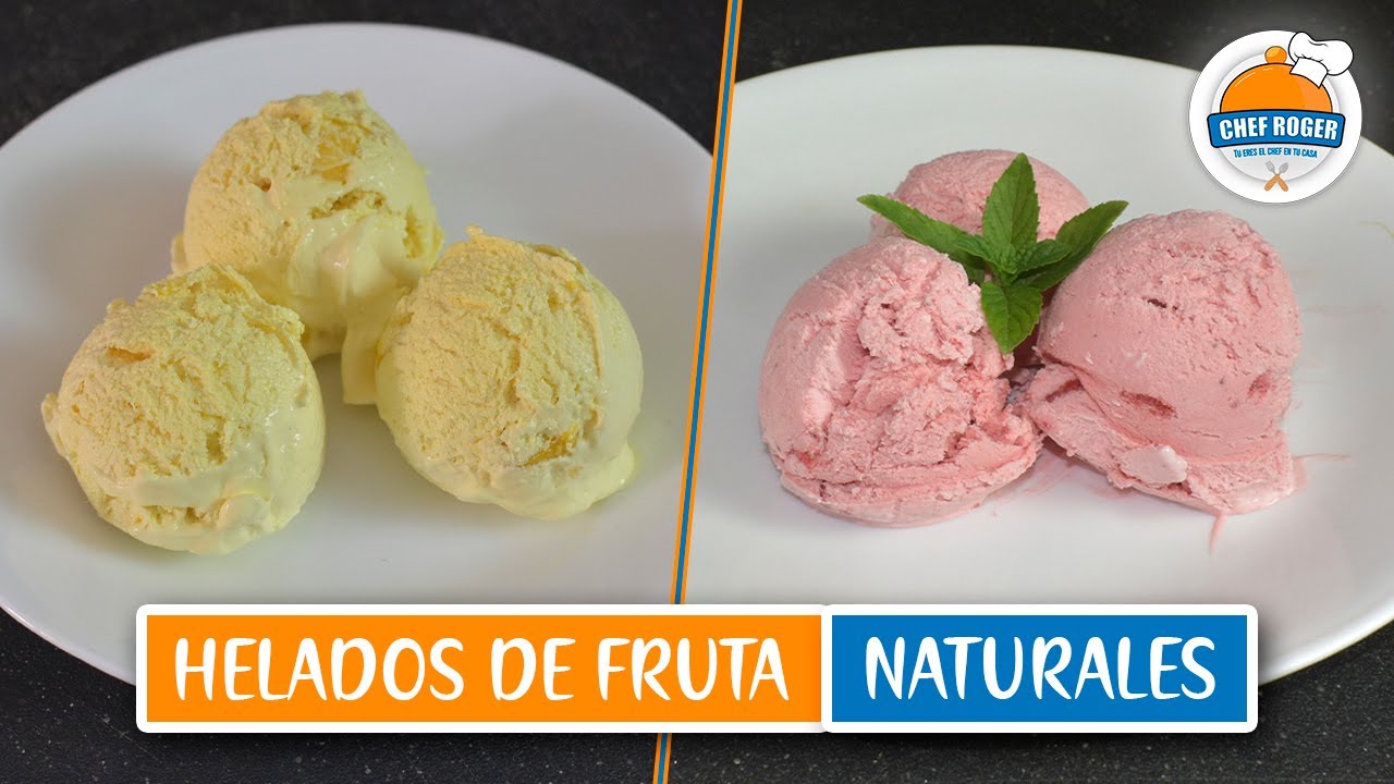 Helados caseros con fruta de verdad, helados naturales, postre ...