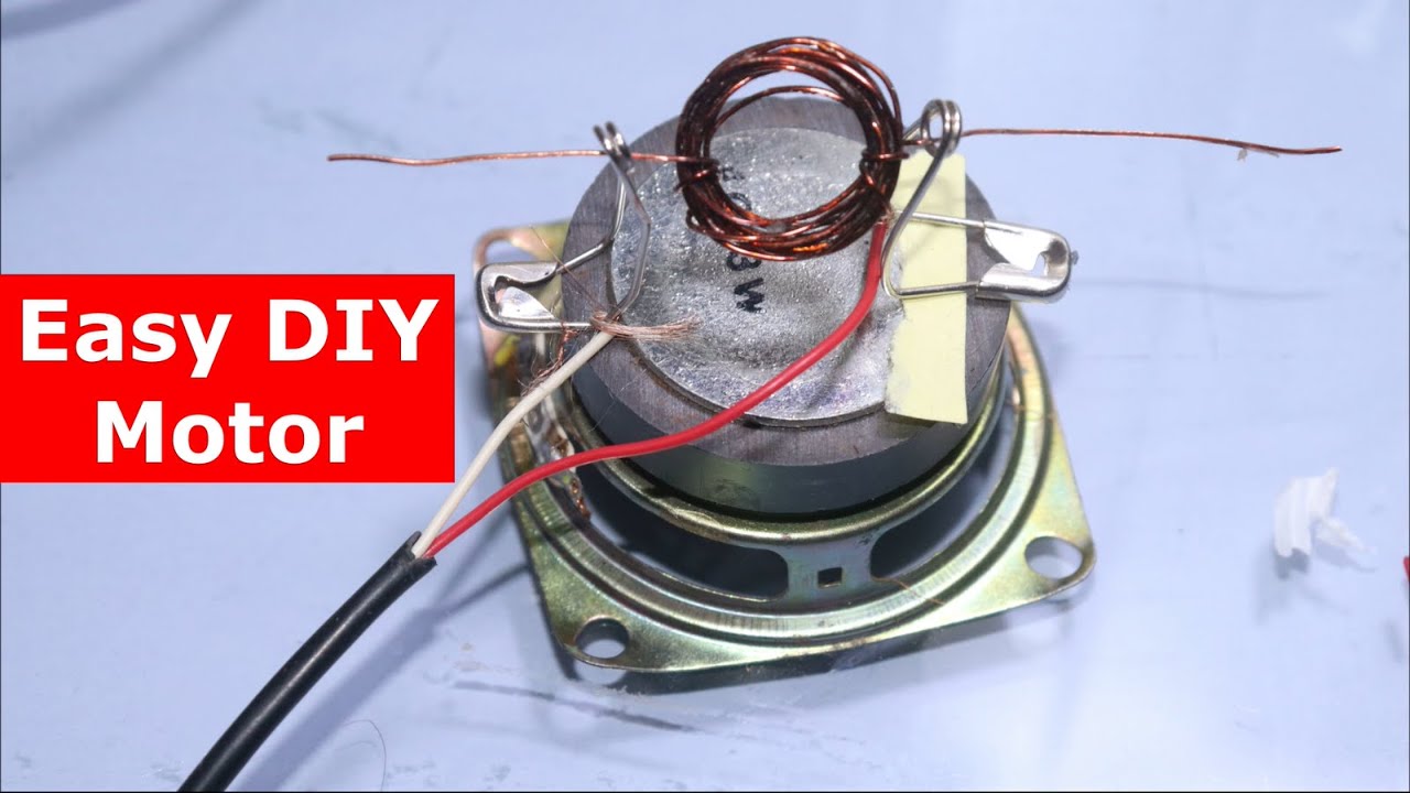 Making of Easy DC MOTOR - YouTube