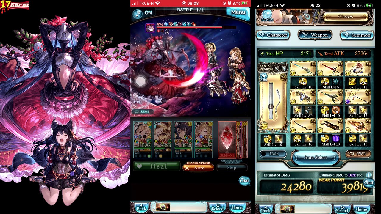 [GBF] Death battle in Nier Fate Episode "My Wish" - YouTube