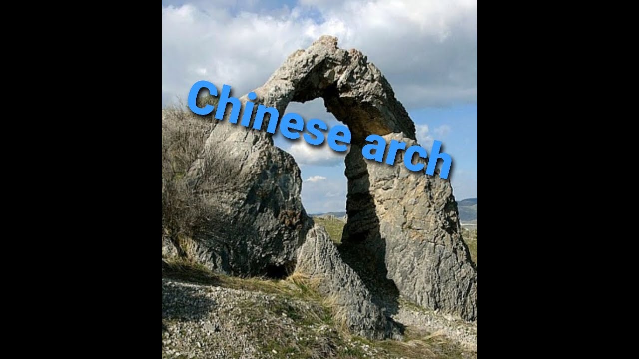 chinese arch utah - YouTube