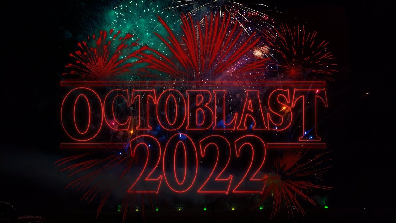 Stranger Things Fireworks | Octoblast 2022 Closing Show - YouTube