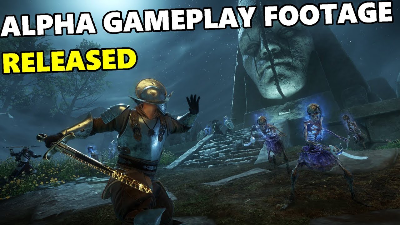 Amazon's NEW WORLD - Alpha Gameplay Footage - PvP & PvE Gameplay! - YouTube