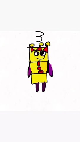 I tried making the numberblocks in flipaclip Reuploa - YouTube