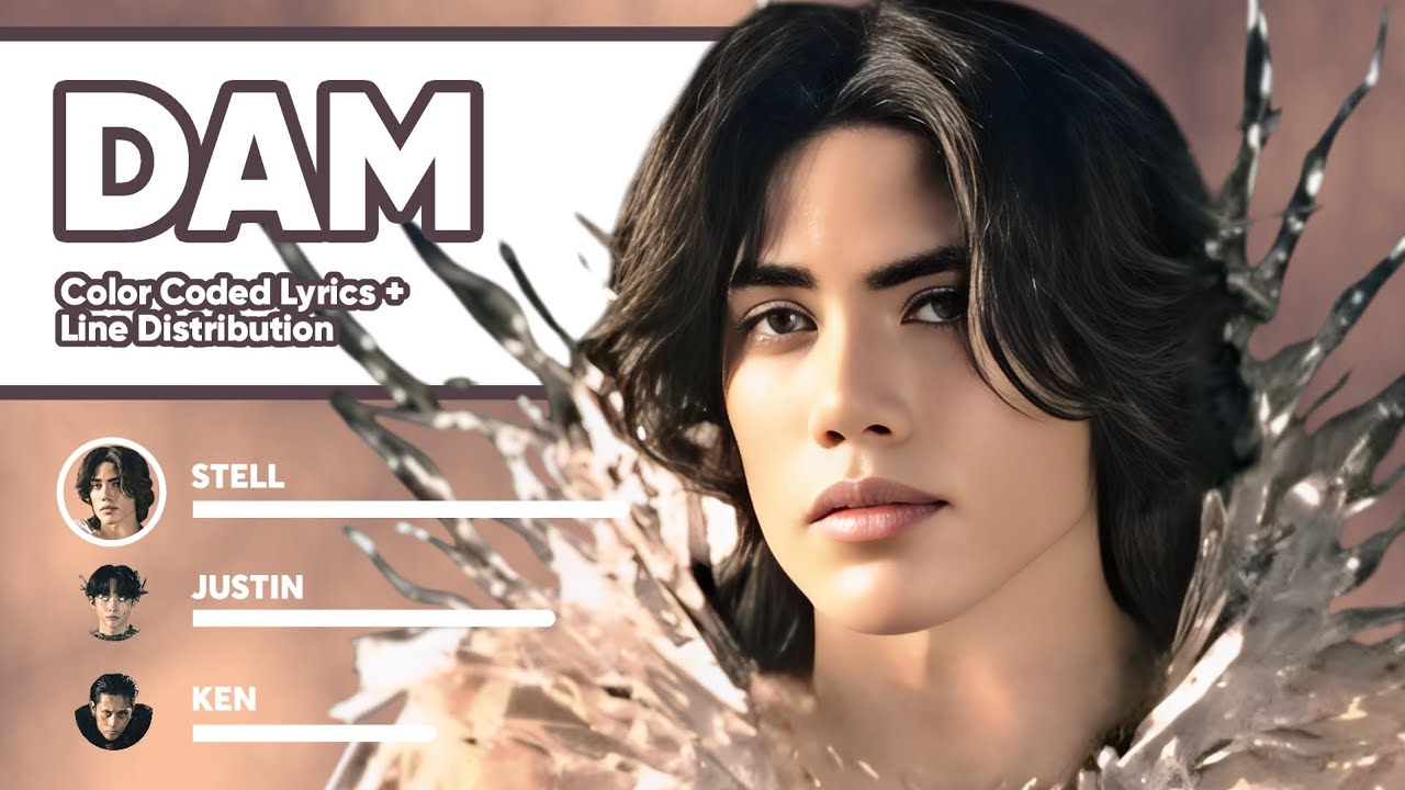 SB19 "DAM" Color Coded Lyics + Line Distribution - YouTube