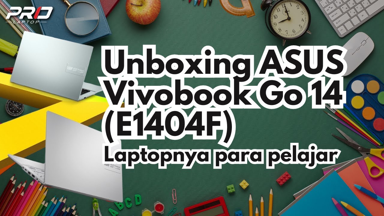 Unboxing ASUS Vivobook Go 14 E1404FA, Ryzen 5 7520U, 14" FHD, 16/512GB ...