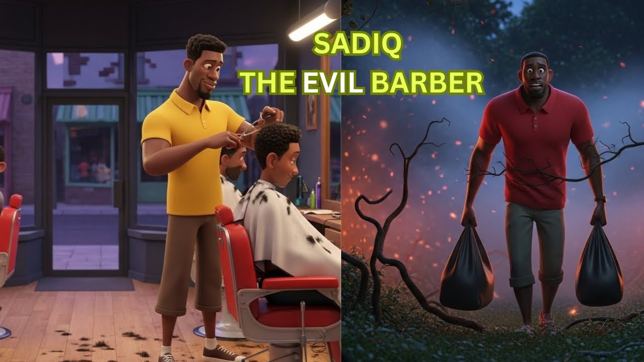 SADIQ THE EVIL BARBER --- FULL STORY #africanfolktales #africanstory # ...