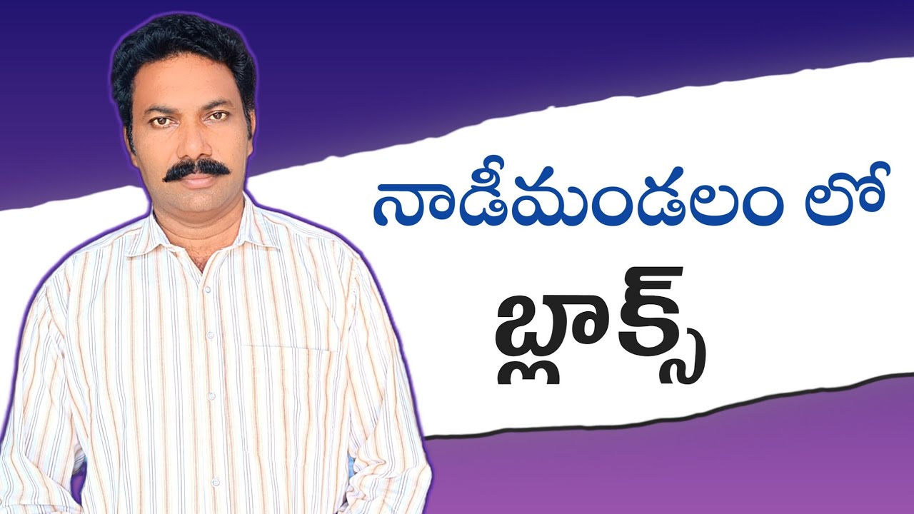 నాడీమండలం లో బ్లాక్స్ | Ravi Raju meditation dhyanam patriji PMC vmc ...