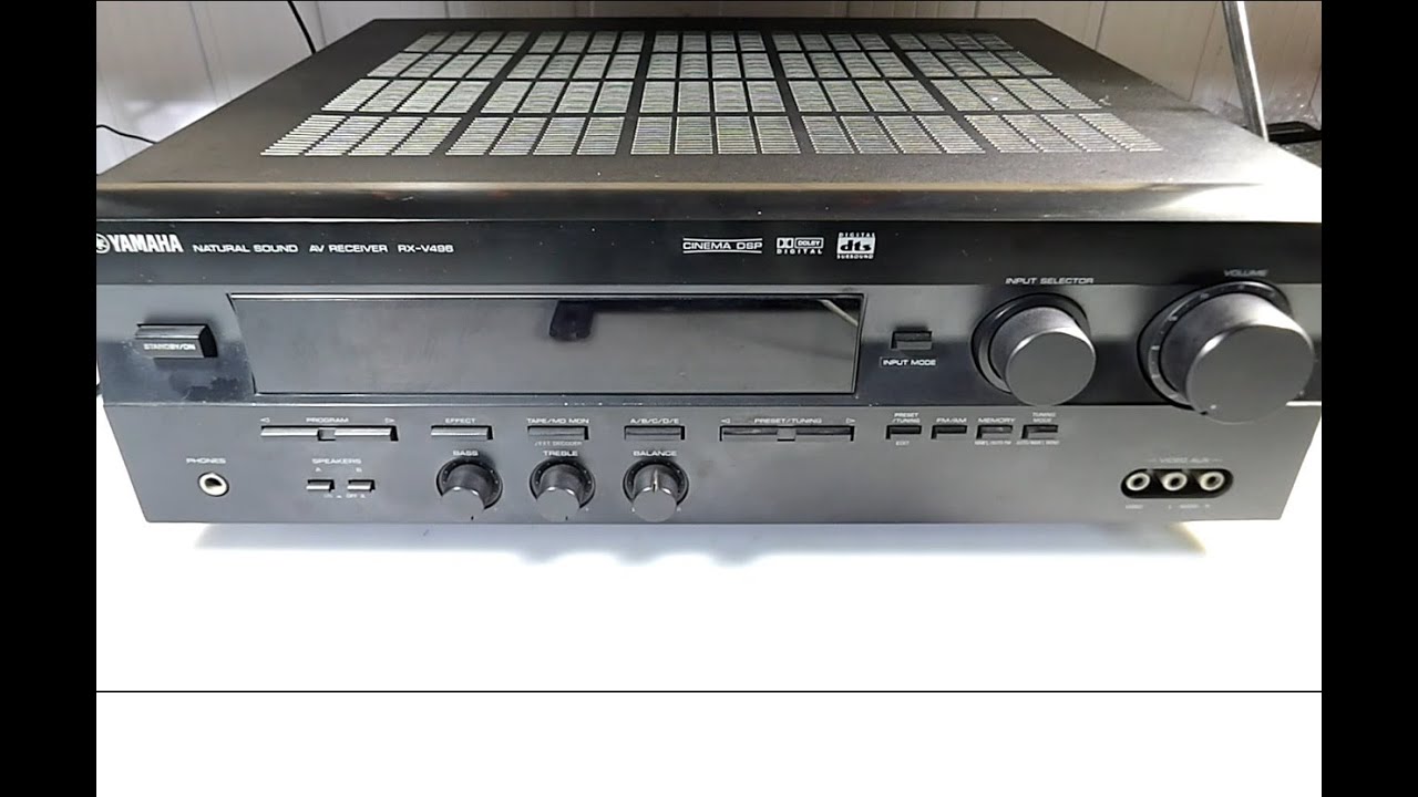 Reparo em Receiver YAMAHA RX-V496 - Entrando em Proteção! - YouTube