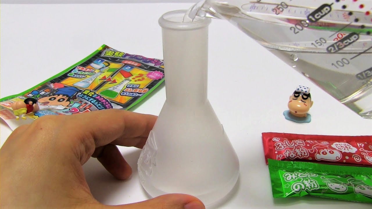DIY Japanese Candy #212 Shinchan Jikken Drink 9 - YouTube