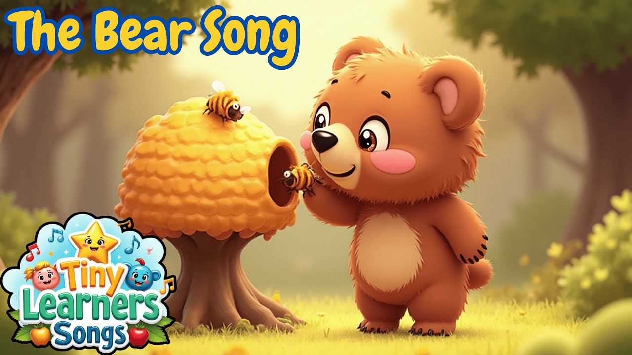 🧸 The Bear Song 🌲 | Animal Song for Kids | Tiny Learners Songs - YouTube