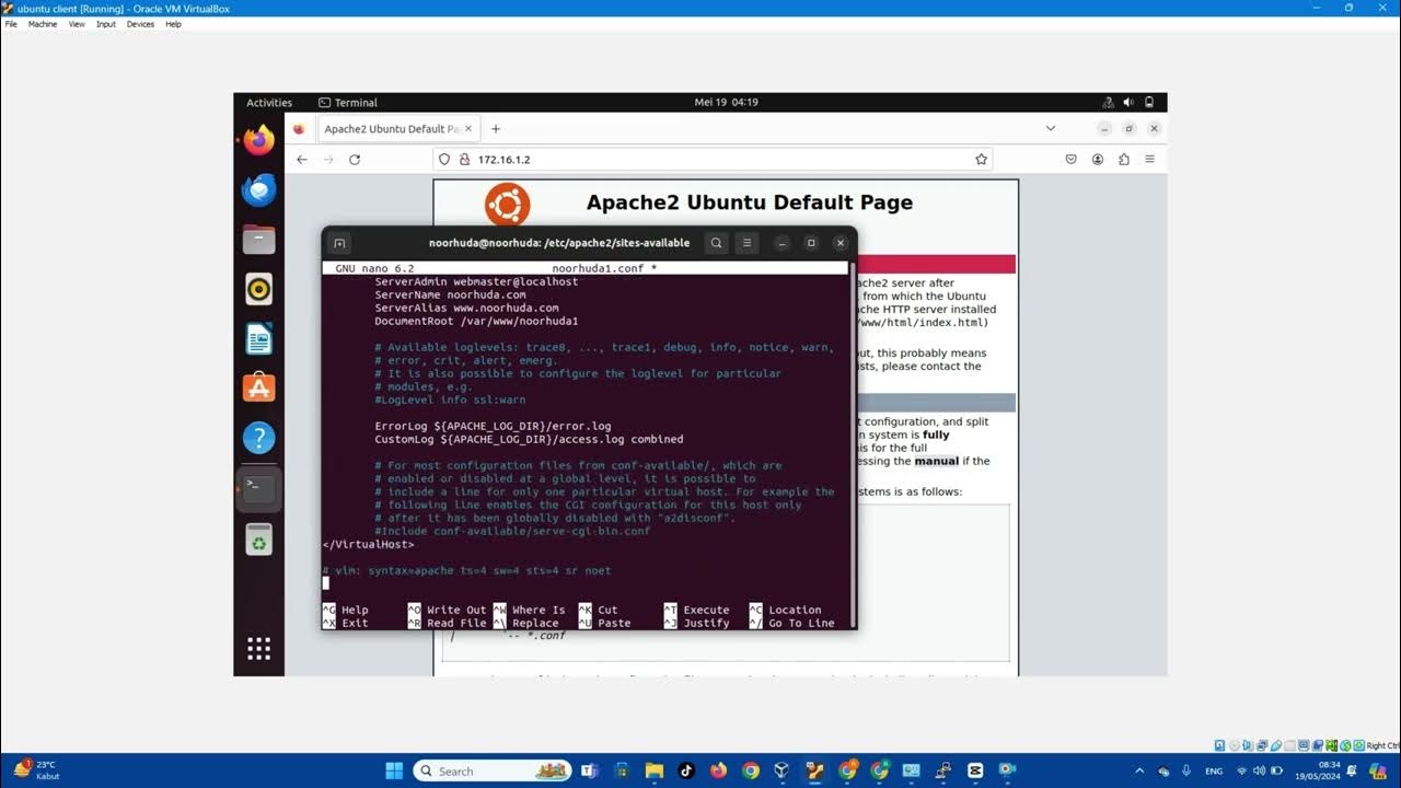 Install And Configure Apache on Ubuntu Server | Set Up Virtual Host - YouTube