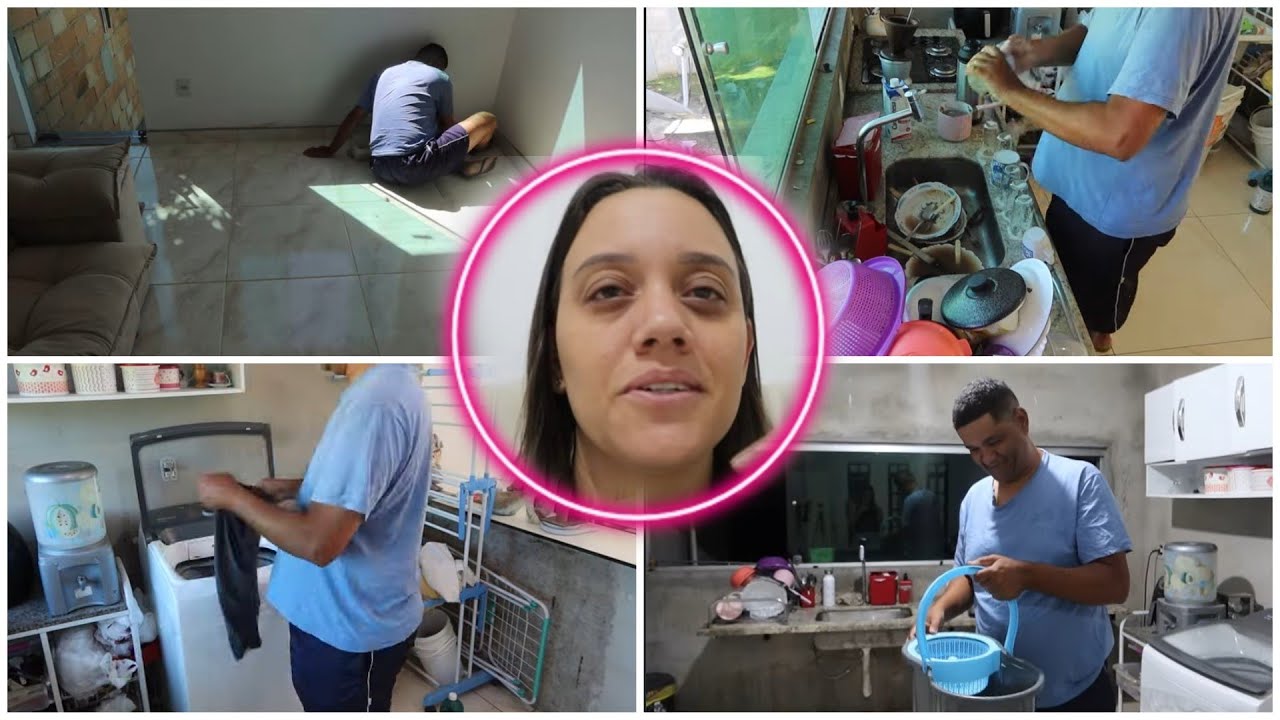 FUI TRABALHAR FORA MARIDO FEZ TODO SERVIÇO DA CASA - YouTube