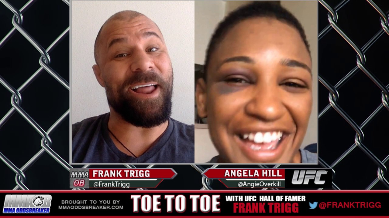 Frank Trigg Interviews Angela Hill - YouTube