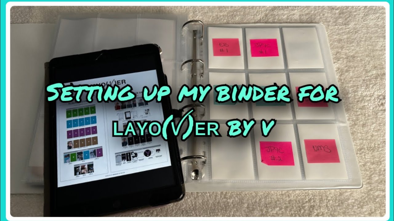 Setting up for layover album by V | can you hear my excitement - YouTube