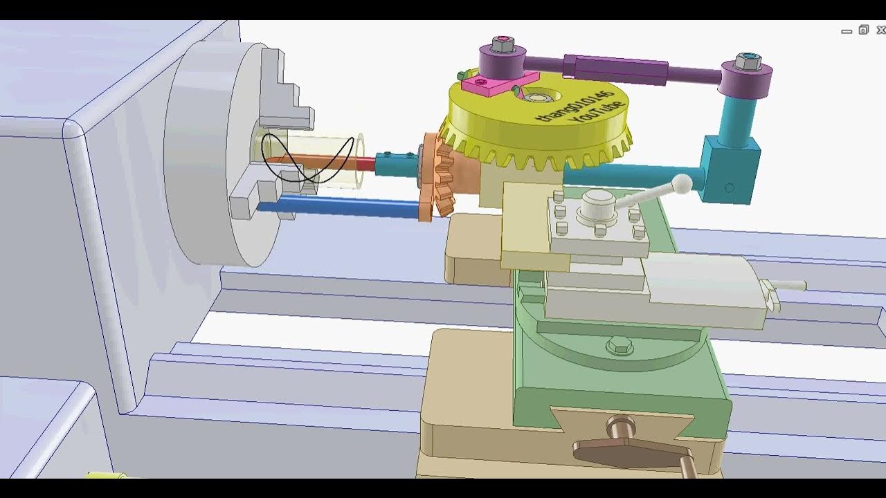 Turning internal oil grooves - YouTube