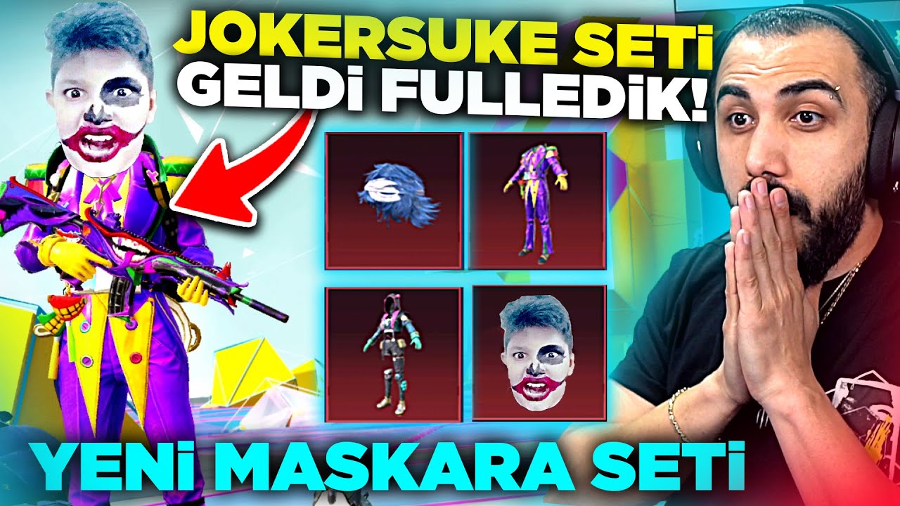 YENİ JOKER MASKARA SETİ GELDİ!! 😮TÜM DESTANSILARI ALDIK!! | PUBG MOBILE ...