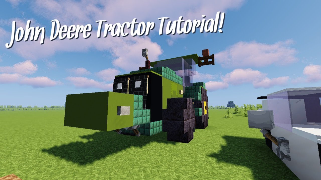 Minecraft John Deere Tractor Tutorial! - YouTube