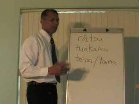 Maori Language Lessons - teina