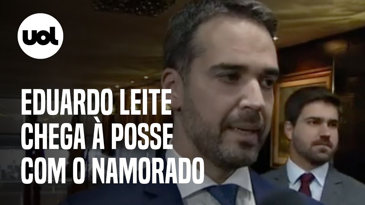 Eduardo Leite Chega à Cerimônia De Posse De Governador Com O Namorado