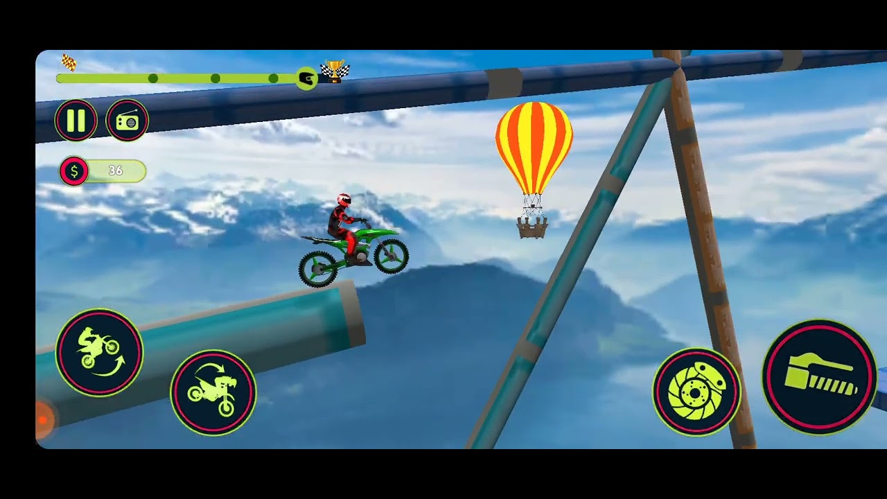 motor bike stunt mod (2) - YouTube