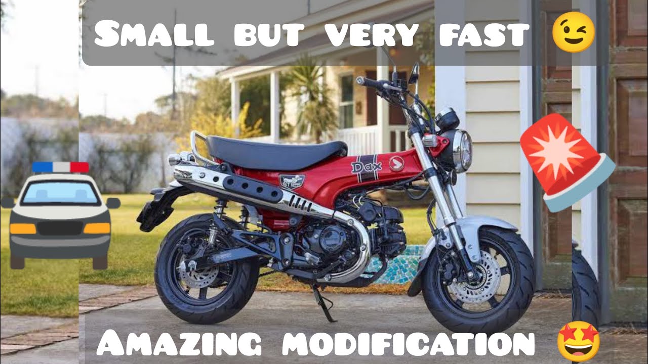 Extreme modification on Honda DAX st125 motorcycle #bike #modified # ...