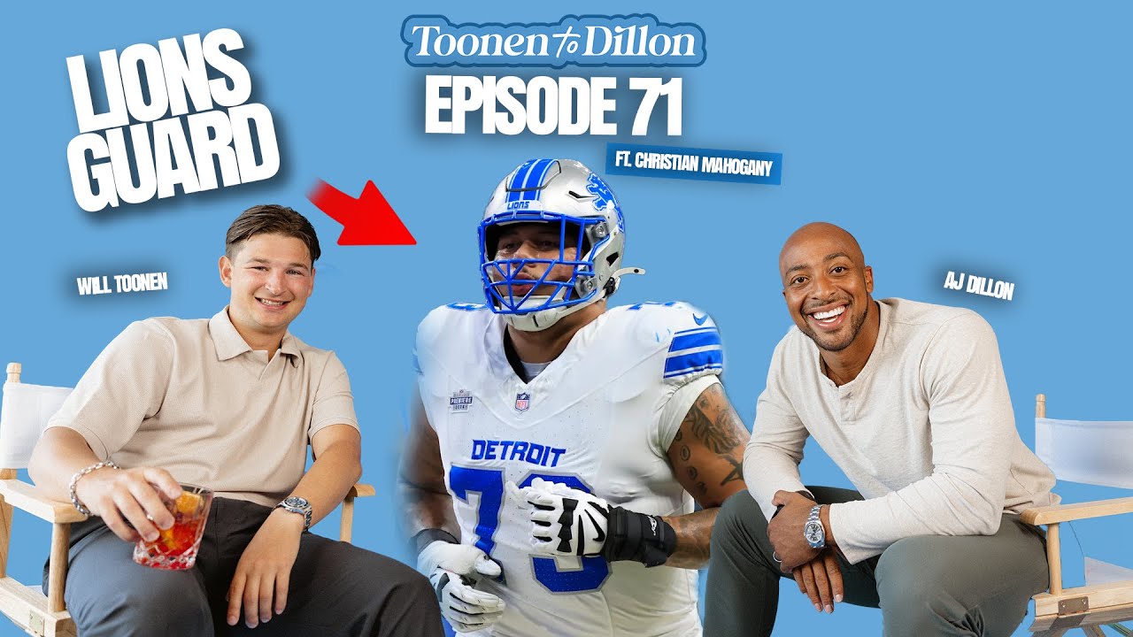 Detroit Lions CHRISTIAN MAHOGANY JOINS US | Toonen To Dillon | Episode ...