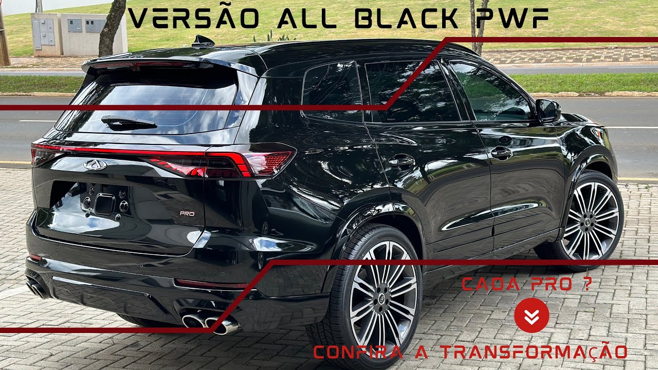 TIGGO 8 PRO ALL BLACK CUSTOM PWF + CLÍNICA BEO CONHEÇA O NOVO CAOA ...