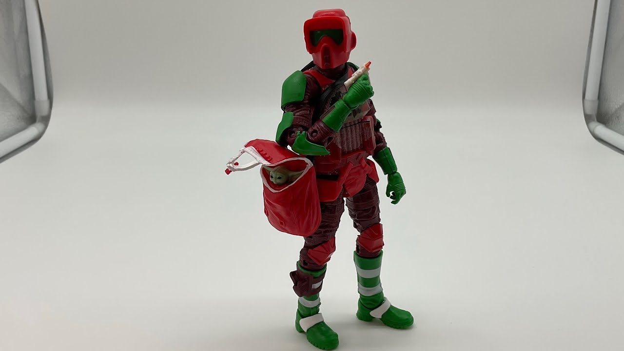 Star Wars The Black Series Holiday Scout Trooper Review - YouTube