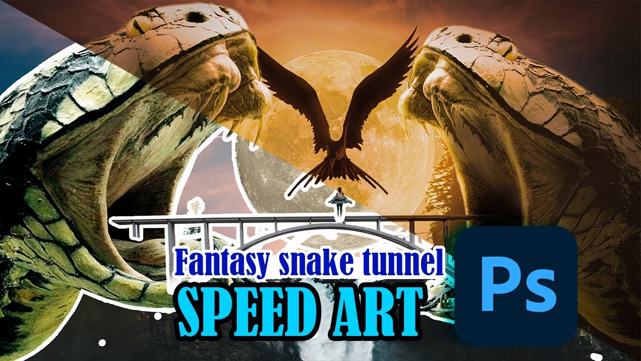 Making Of Fantasy Snake Photoshop Manipulation| PHOTOSHOP - YouTube