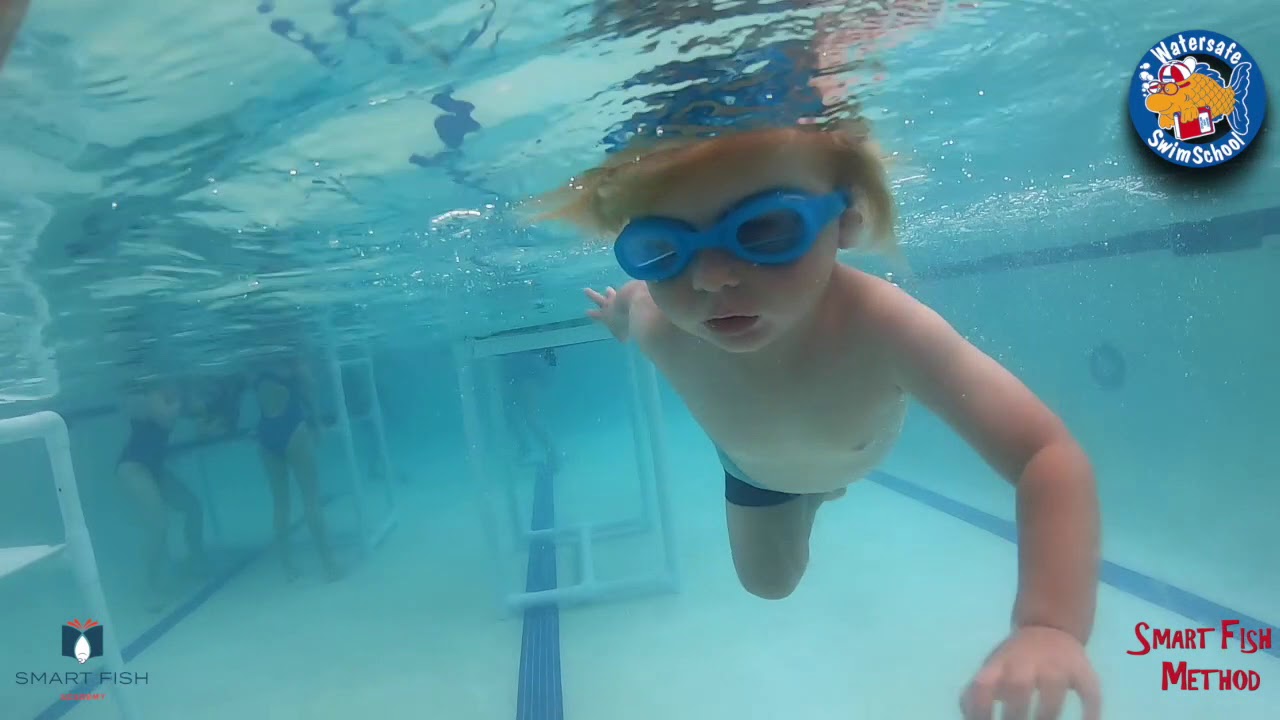 Oliver Swims @ 21 Months, completely independent POOL PRODIGY - YouTube