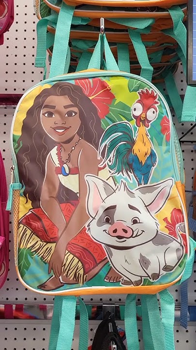 MOANA 2 BACKPACK $7 - HEI HEI AND PUA PIG - DISNEY CARTOON CHARACTER ...