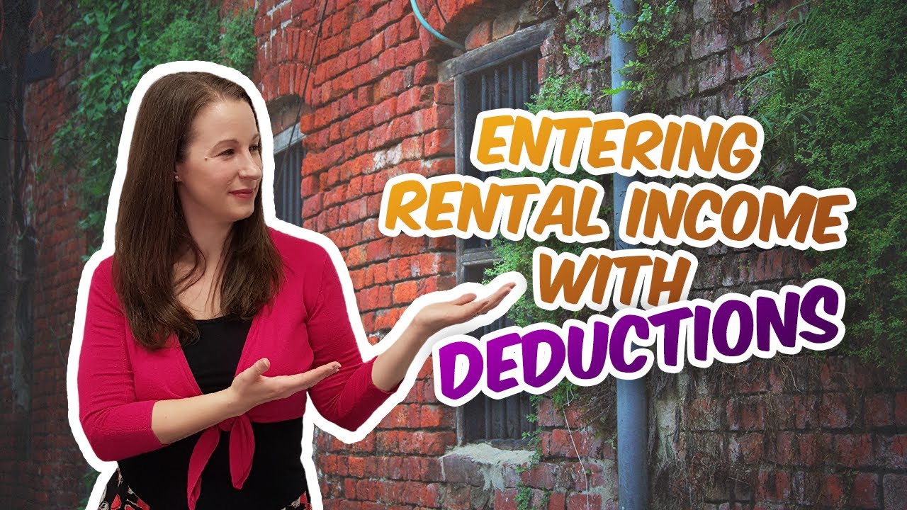 How do you record Rental Income when there are deductions from the ...