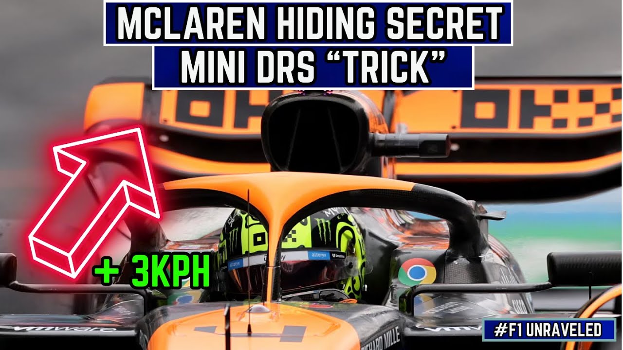 McLaren CAUGHT HIDING MCL38 Mini-DRS Trick!!! - FIA To Ban the System ...